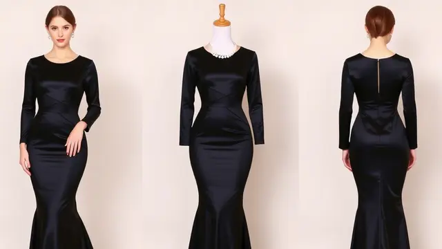 10 Inspirasi Baju Dress Warna Hitam untuk Gala Dinner, Tampil Modis dan ...
