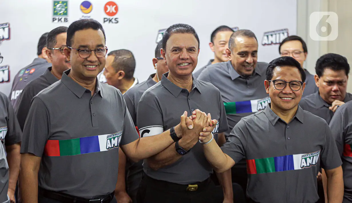 Anies - Cak Imin Umumkan Timnas AMIN untuk Pemenangan Pilpres 2024 - Foto Liputan6.com