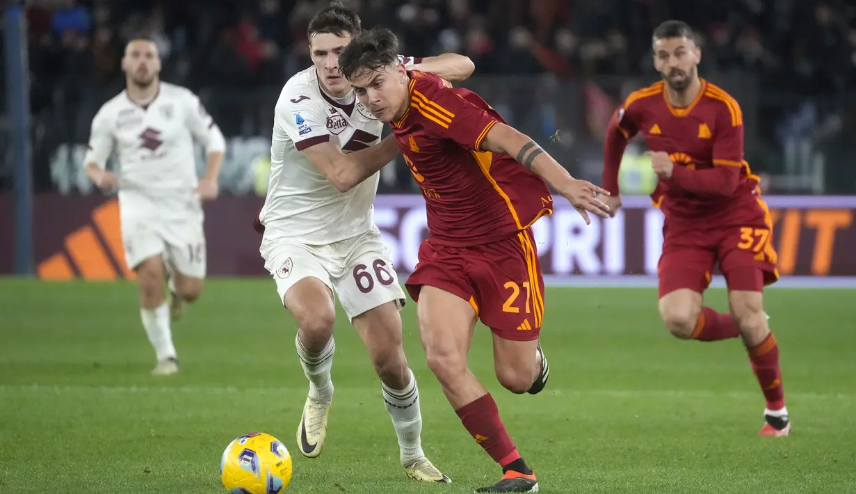 Foto: Paulo Dybala Jadi Pahlawan Kemenangan AS Roma atas Torino Lewat ...