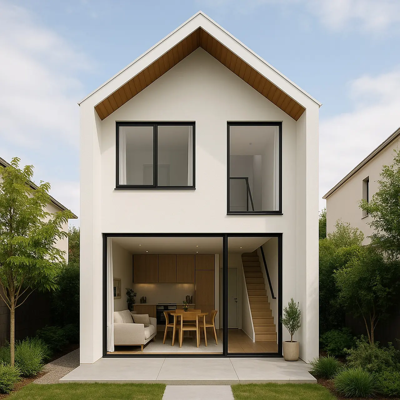 7 Desain Rumah Minimalis 2 Lantai di Lahan 6x10 yang Nyaman, Estetik dan Fungsional - Hot ...