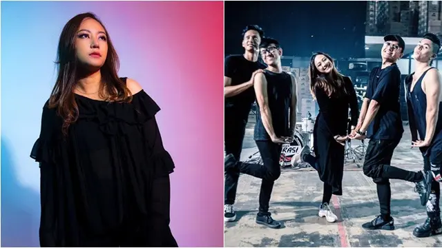 6 Potret Terbaru Aiu Ratna Vokalis Garasi yang Awet Muda, Punya Anak Kembar - Hot Liputan6.com