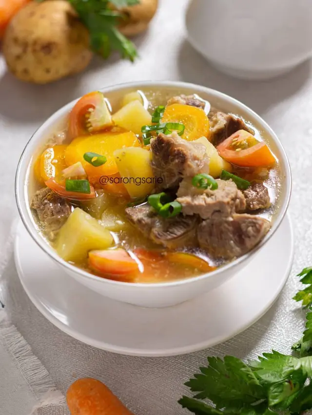 15 Resep Sop Tulang Sapi dan Daging yang Pasti Enak, Menyegarkan - Hot ...