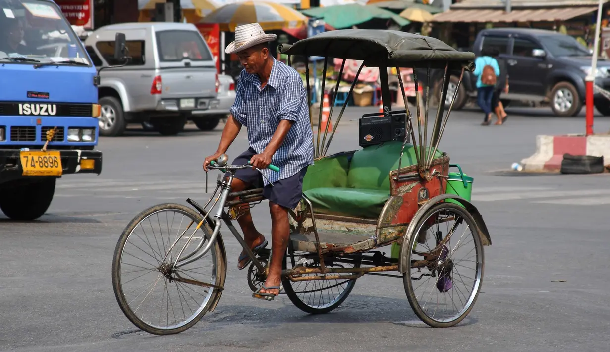10 Becak Unik dan Keren di Dunia - Foto Liputan6.com