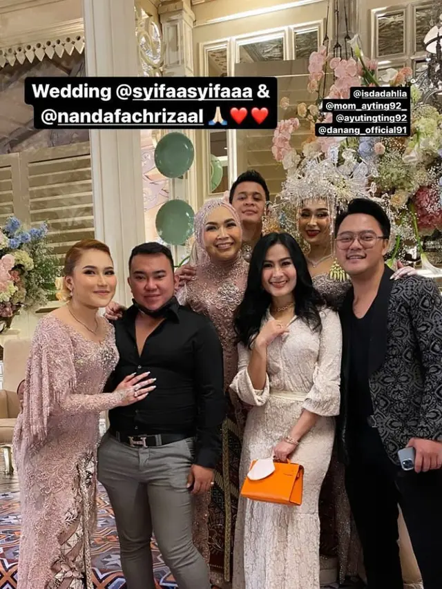 Potret 7 Seleb di Pernikahan Syifa Adik Ayu Ting Ting, Curi Perhatian ...