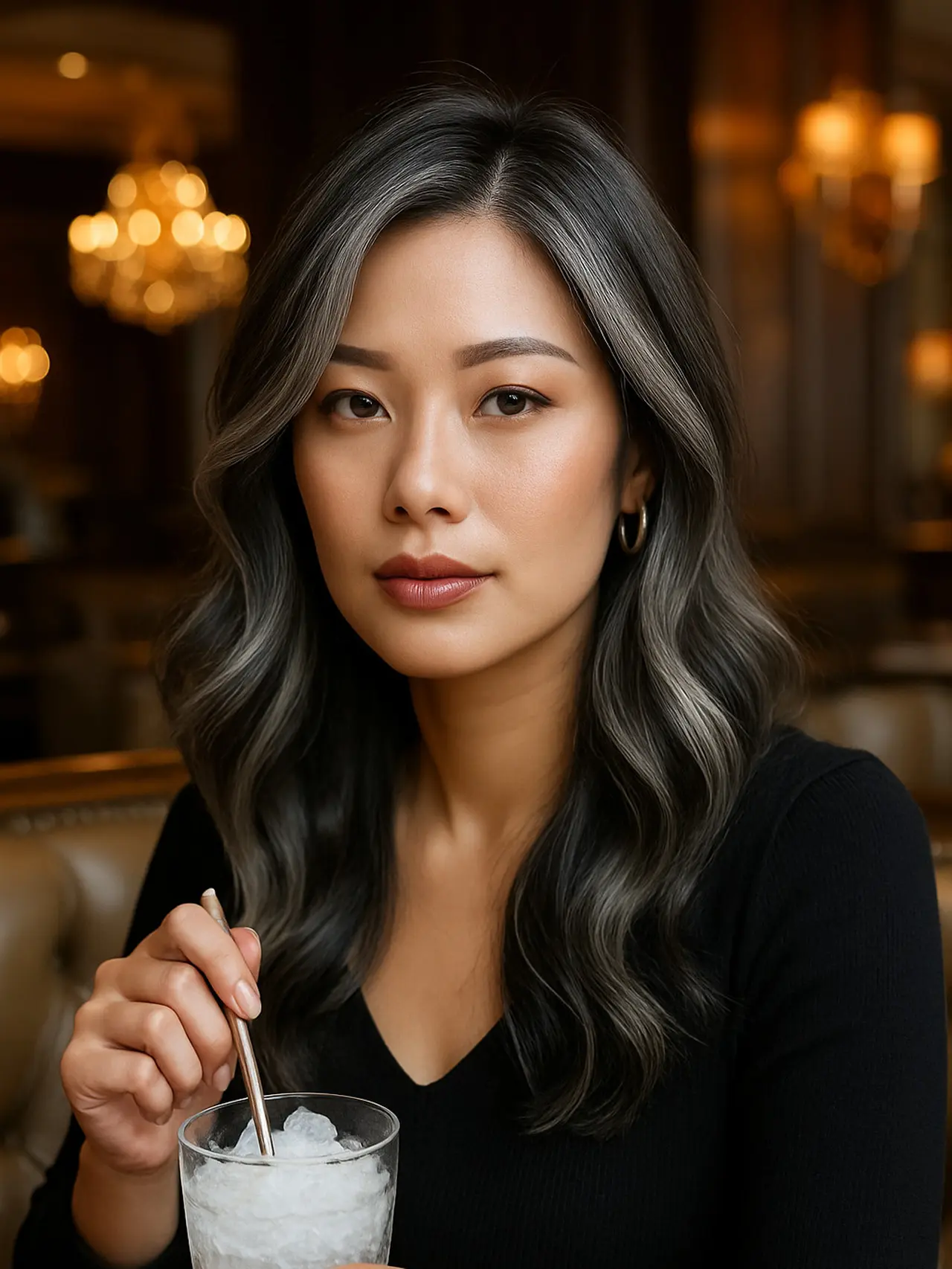 6 Tren Warna Rambut Ash Grey untuk Usia 40 Tahun ke Atas di 2025, Bisa ...