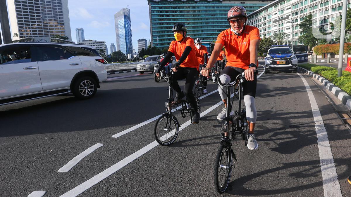 FOTO: Sepeda Nusantara, Dukungan Bersepeda Bersama ke Kantor - Foto ...