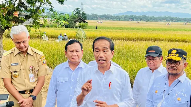 Momen Mentan SYL Panen Raya Bersama Presiden Jokowi - Bisnis Liputan6.com