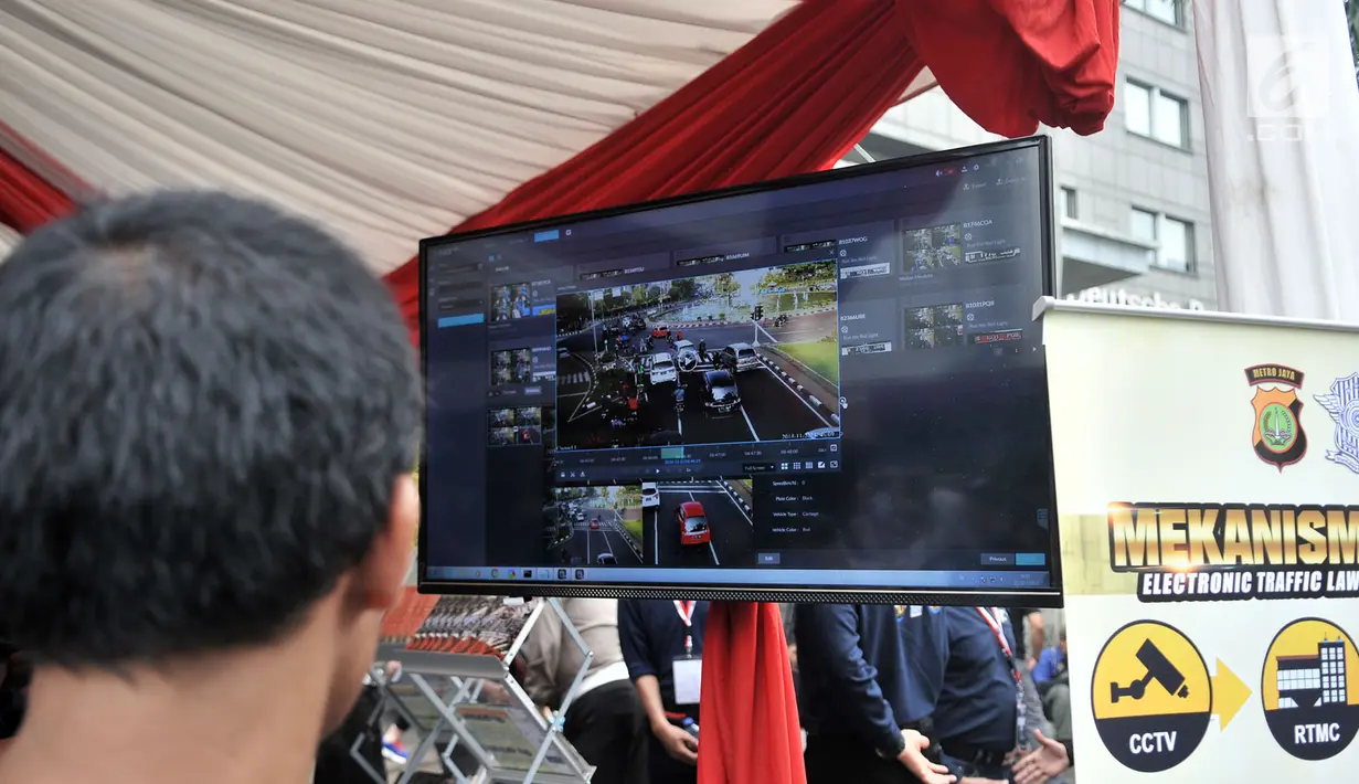 FOTO: Sistem Tilang ETLE Resmi Diluncurkan - Foto Liputan6.com