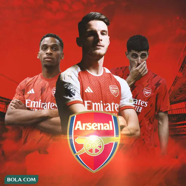 Daftar Lengkap Transfer Resmi Arsenal Musim Panas 2023 - Inggris Bola.com