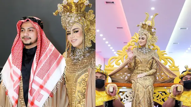 Bak Putri Arab, Ini 7 Momen Resepsi Uyaina Arshad Juri Dangdut Akademy Asia - Hot Liputan6.com