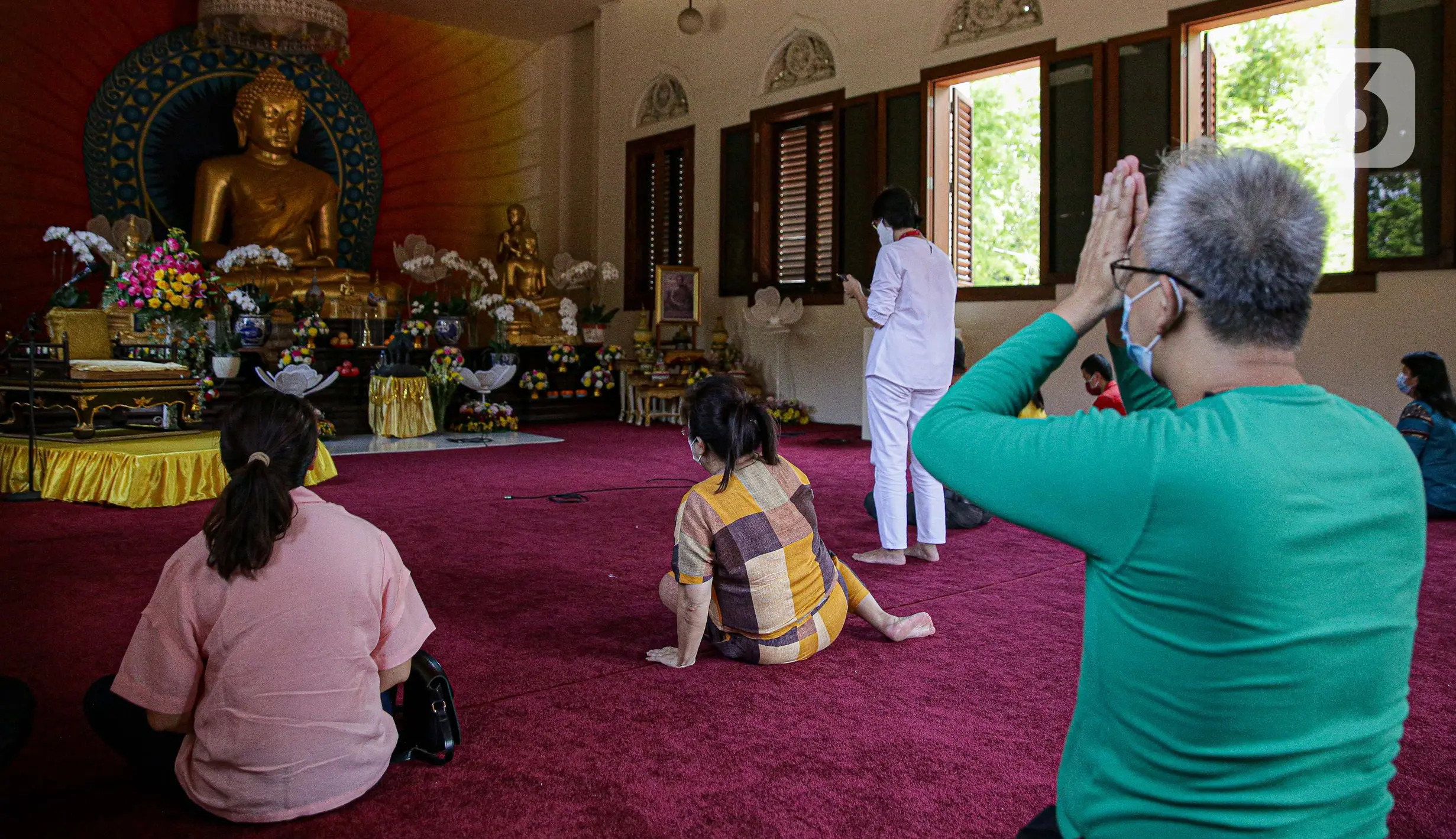 FOTO: Ibadah Waisak di Vihara Jakarta Dhammacakka Jaya - Foto Liputan6.com