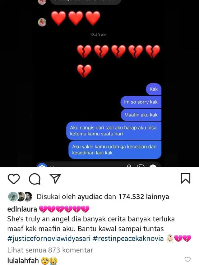 Sebelum Meninggal, Laura Anna Pernah Dapat Pesan dari Mendiang Novia ...