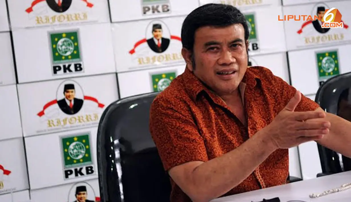[FOTO] Wajah Optimis Rhoma Irama Menuju Capres 2014 - Foto Liputan6.com