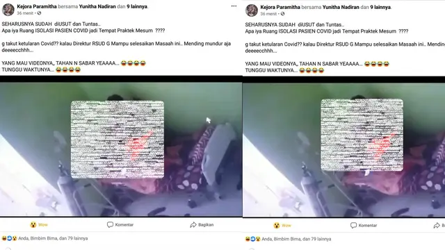 Viral Foto Adegan Mesum Diduga di Rumah Sakit Dompu Bikin Heboh Medsos ...
