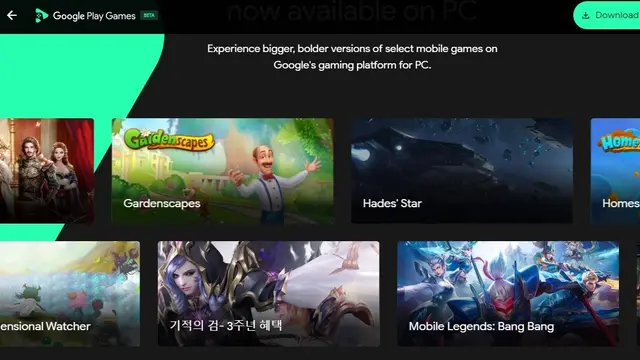 Google Play Games PC Punya Fitur Baru, Kini Dukung Layar Resolusi 4K ...