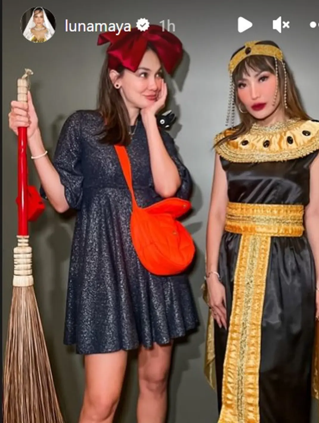 8 Potret Gaya Totalitas Artis Pakai Kostum Halloween di Lapangan Golf, Luna Maya Dapat Best ...