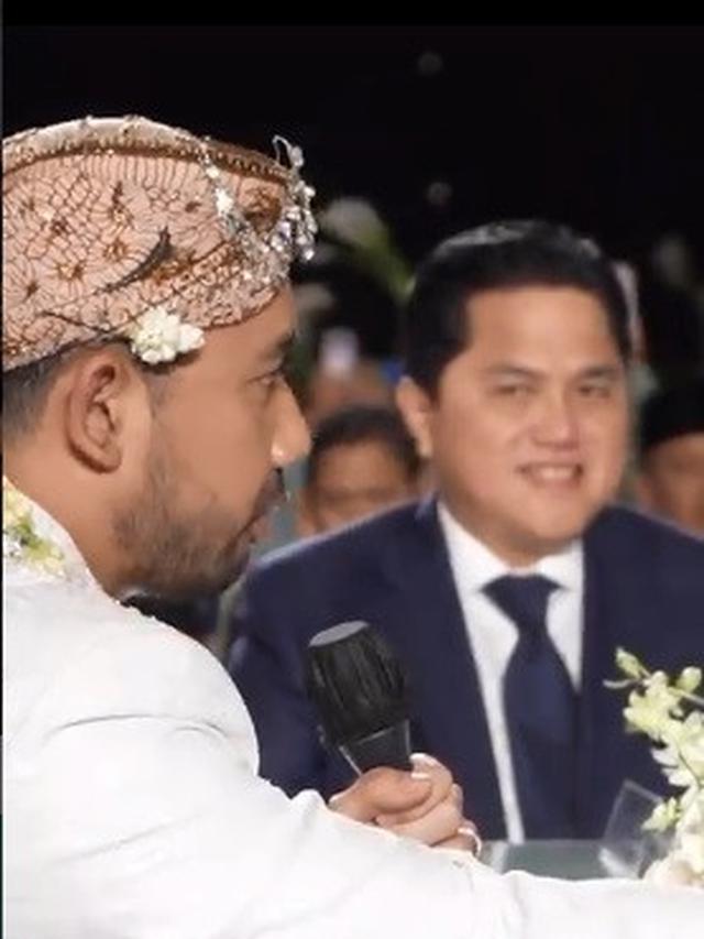Potret Kiky Saputri Resmi Jadi Istri M Khairi, Erick Thohir Hadir Jadi Saksi - Entertainment ...