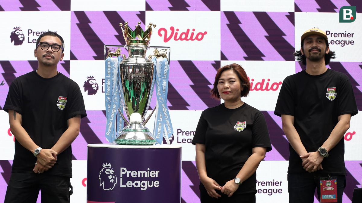 Foto: Hadirkan Trofi Asli! Vidio Premier League Fan Festival Berikan ...