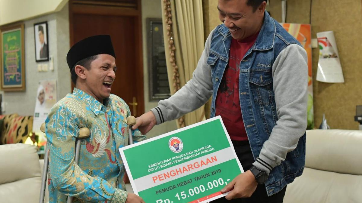 Anjas Pramono Kreator Aplikasi Difabel Raih Penghargaan Pemuda Hebat ...