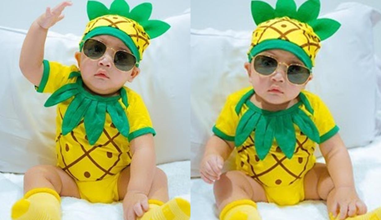 Potret Lucu Rayyanza 'Cipung' Pakai Kostum Makanan, Terbaru Cosplay Hot Dog