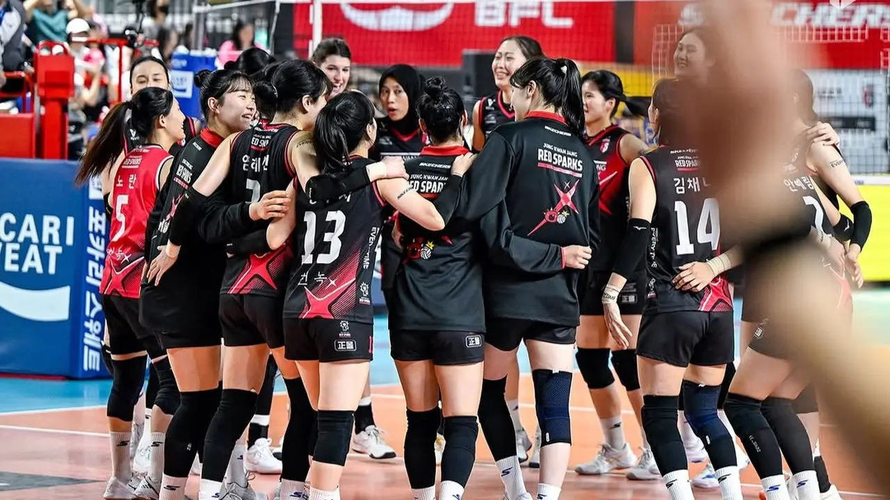 Nonton Siaran Langsung Red Sparks Vs Pink Spiders di Laga ke-5 Final ...