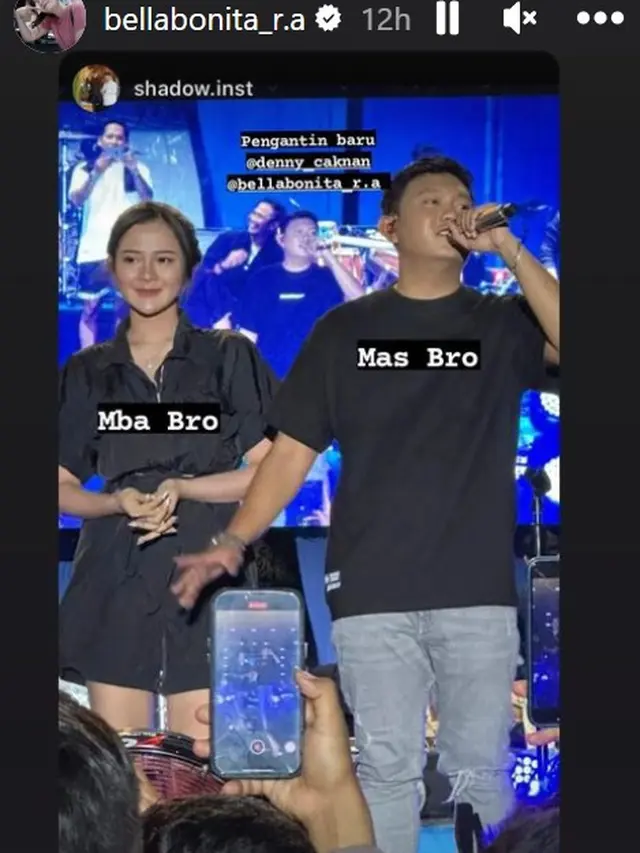 Selepas Malam Pertama, Denny Caknan Langsung Tarik Bella Bonita ke Atas Panggung buat Konser ...
