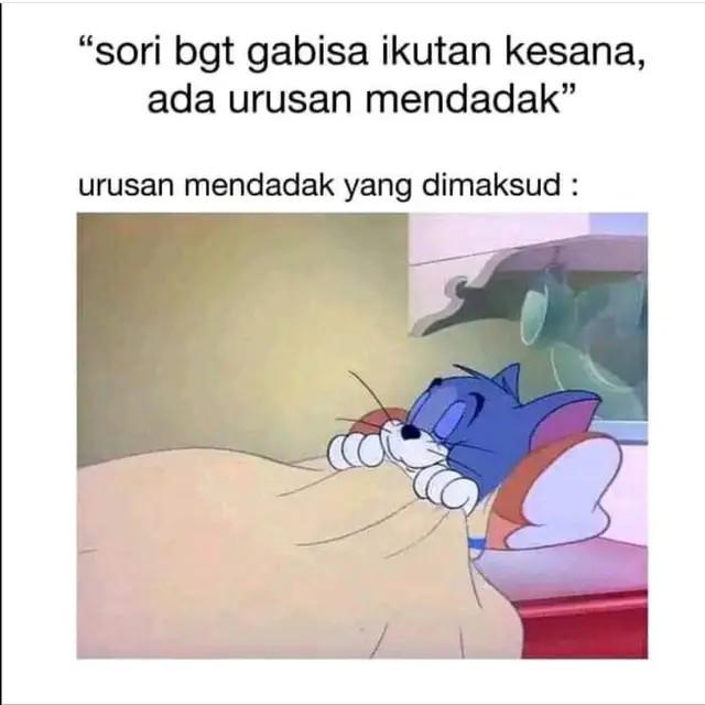 6 Meme Alasan Enggak Bisa Ikut Bukber Ini Kocak Sekaligus Bikin Senyum ...