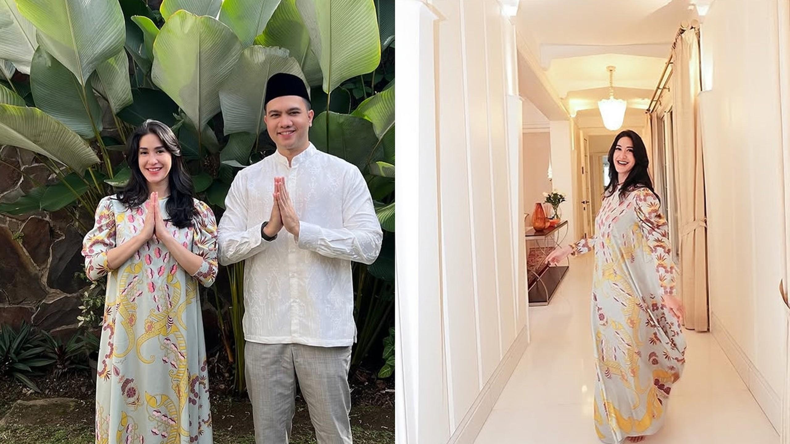 7 Potret Elma Agustin Eks Girlband Princess Resmi Mualaf, Lebaran Perdana