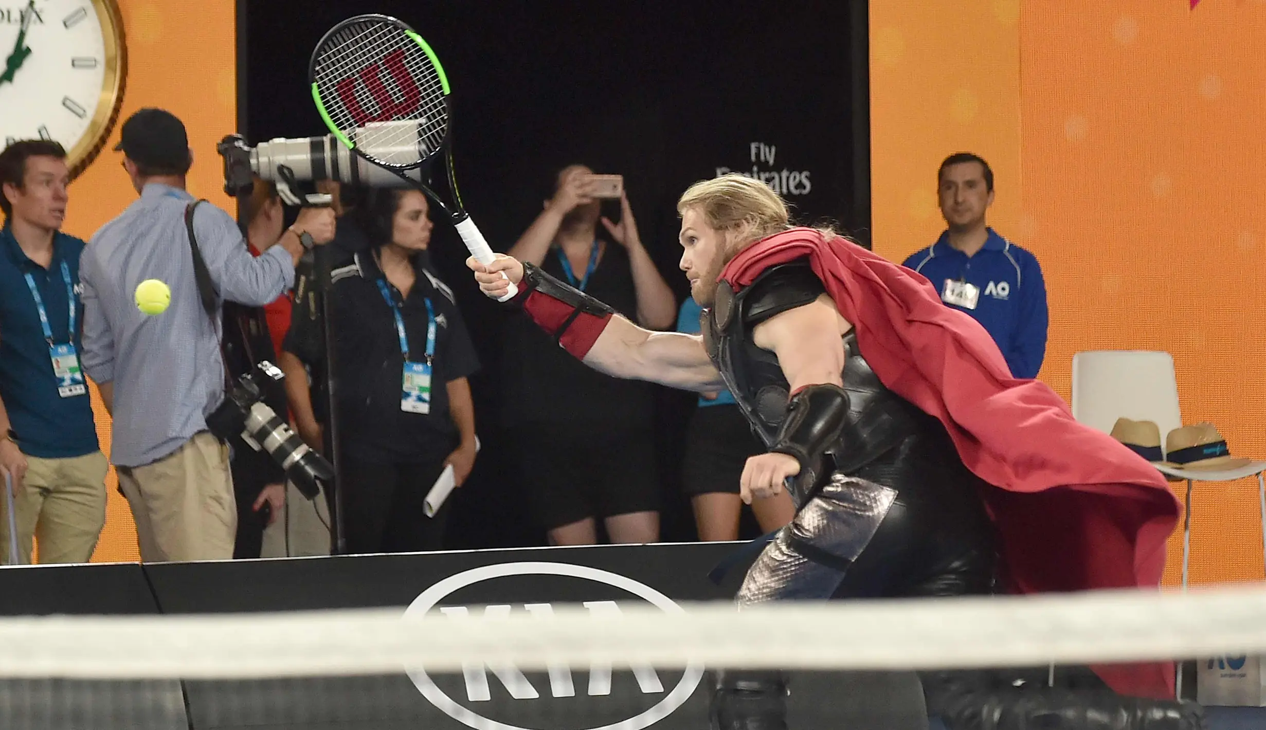 FOTO: Spider-Man hingga Thor Bikin Heboh Australia Terbuka 2018 - Foto ...