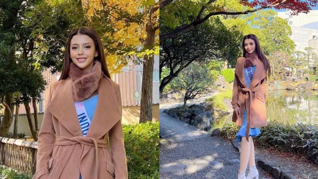 Deretan Penampilan Cindy May McQuire di Karantina Miss International ...