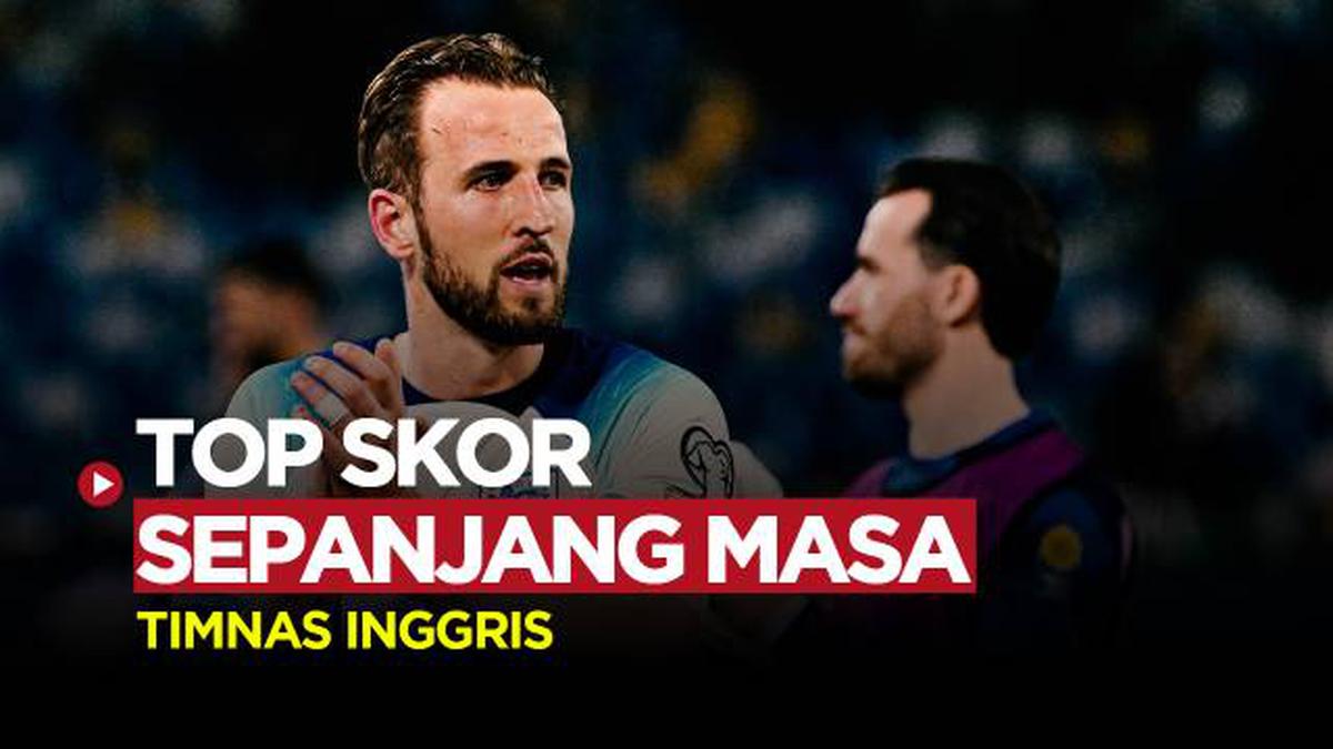 MOTION GRAFIS: Deretan Top Skor Sepanjang Masa Timnas Inggris, Harry ...