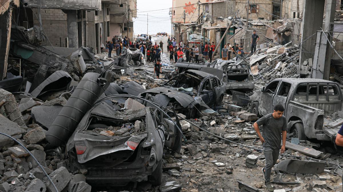 Kota Gaza Hancur Berantakan Pasca Serangan Udara Israel - Foto Liputan6.com