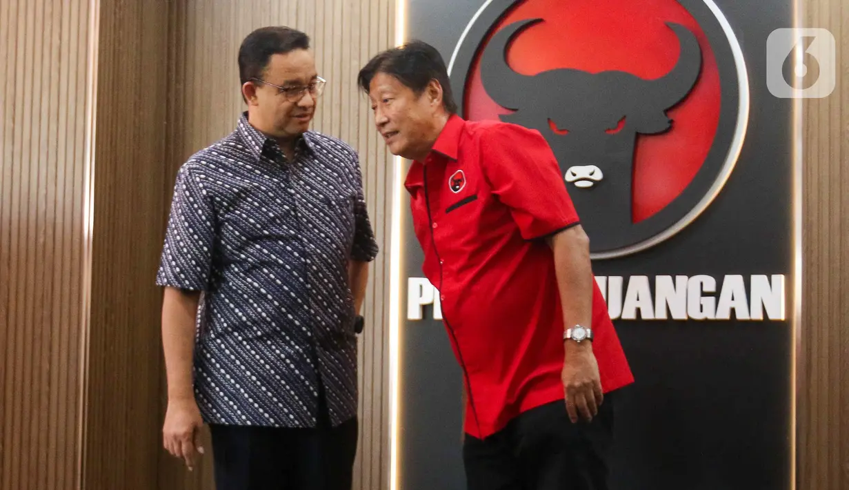 Anies Baswedan Kunjungi Kantor DPD PDIP Jakarta - Foto Liputan6.com