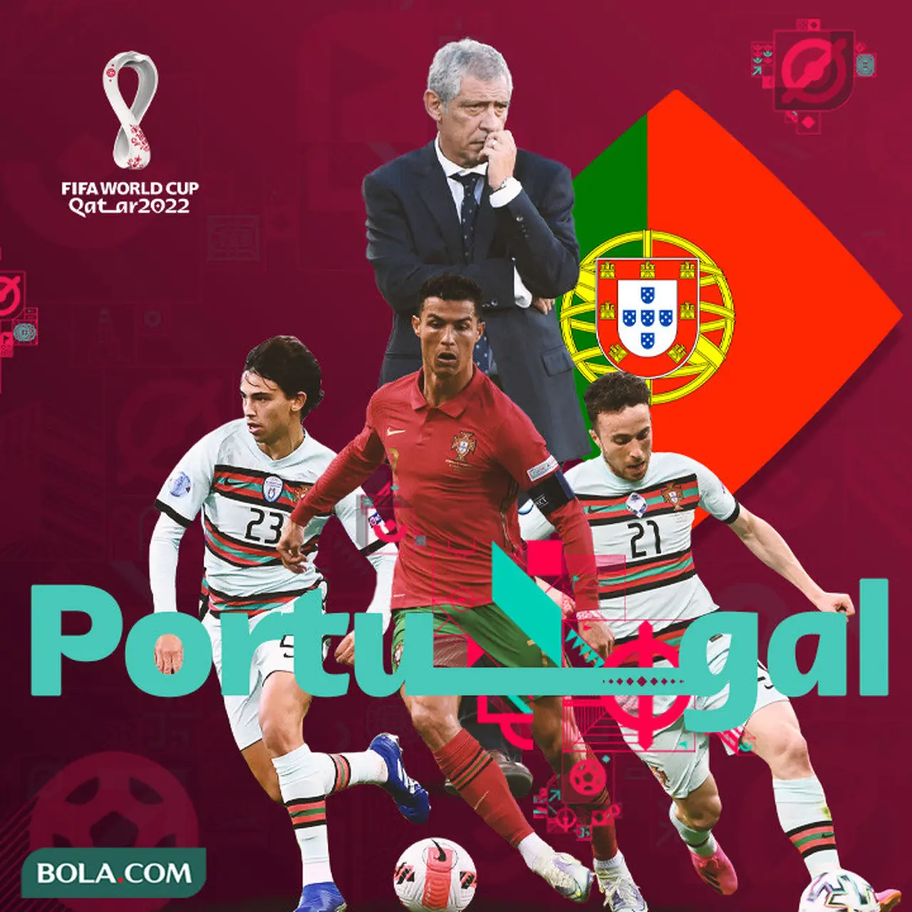 Trio Manchester United Masuk dalam Daftar 26 Skuad Portugal ke Piala ...