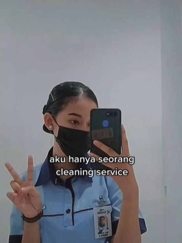 7 Potret Nisya Hatala, Cleaning Service Viral yang Curi Perhatian - Hot Liputan6.com