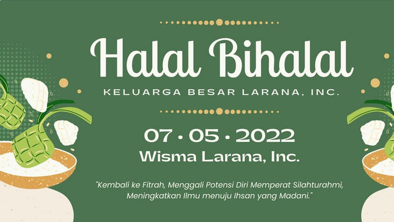 8 Contoh Spanduk Halal Bihalal Keluarga Besar, Begini Cara Membuatnya