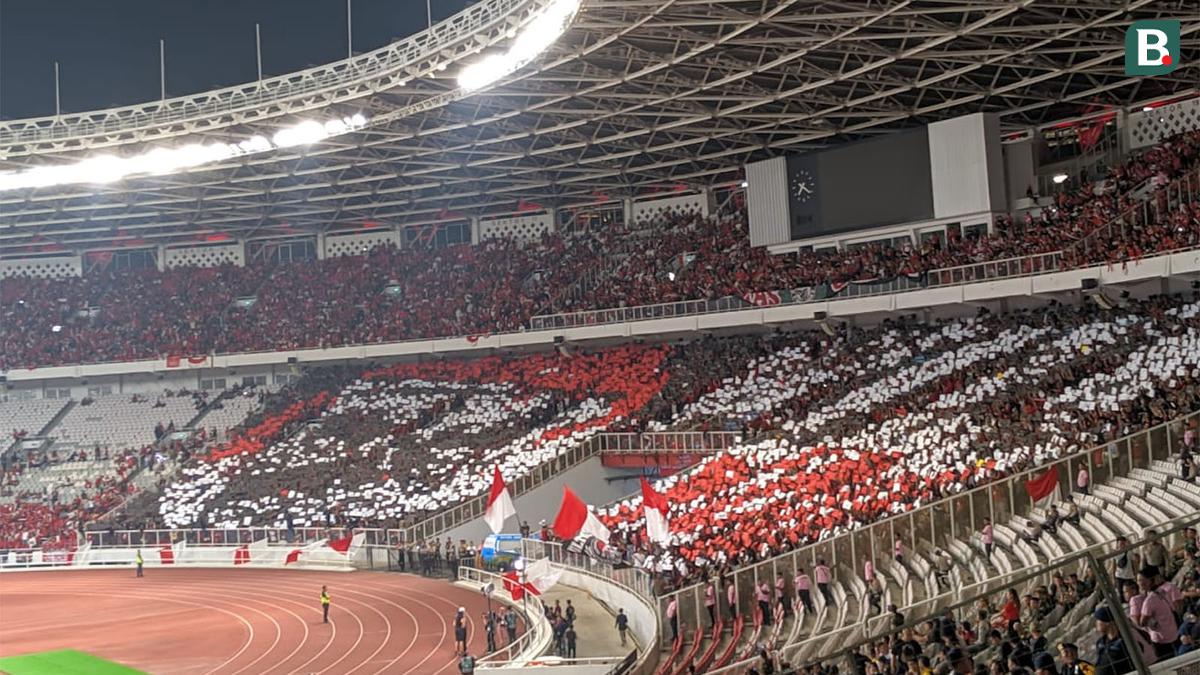 Koreografi Garuda Buka Laga Timnas Indonesia Vs Malaysia