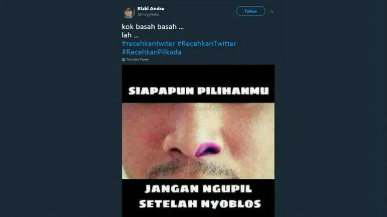 Meme Kocak Kalau Tinta Ungu Pilkada Kebablasan - Citizen6 Liputan6.com