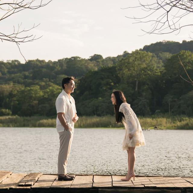 Jessica Jane Unggah Foto Latar Biru, Kode Pernikahan dengan Erwin Phang ...