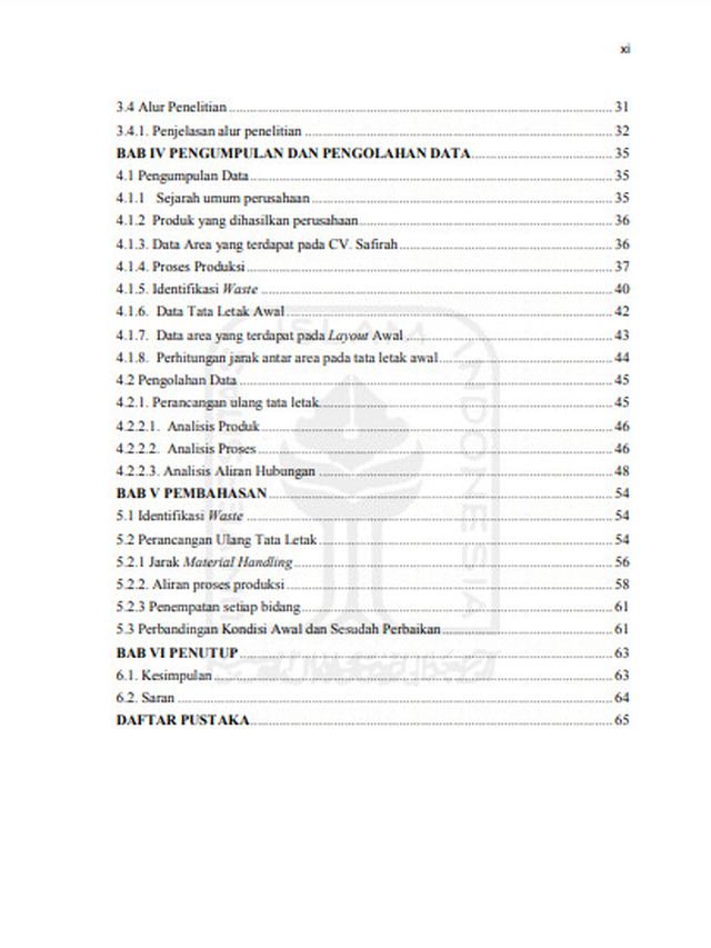 Contoh Daftar Isi dan Cara Membuatnya dengan Format yang Benar - Hot ...