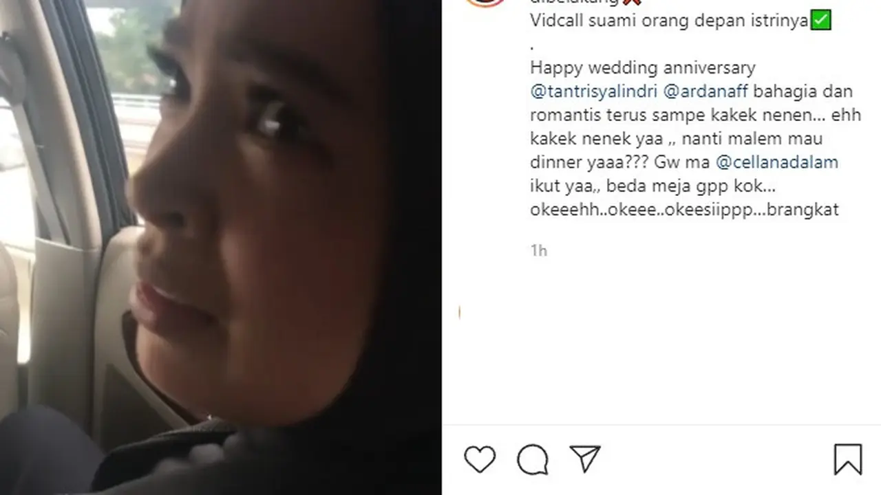 Bikin Ngakak, Cara Chua Ucapkan Ultah Pernikahan Tantri Kotak dengan Arda Naff - ShowBiz ...
