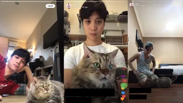 7 Potret Gemas Dikta Yovie & Nuno dengan Jimbon, Kucing Peliharaan yang ...