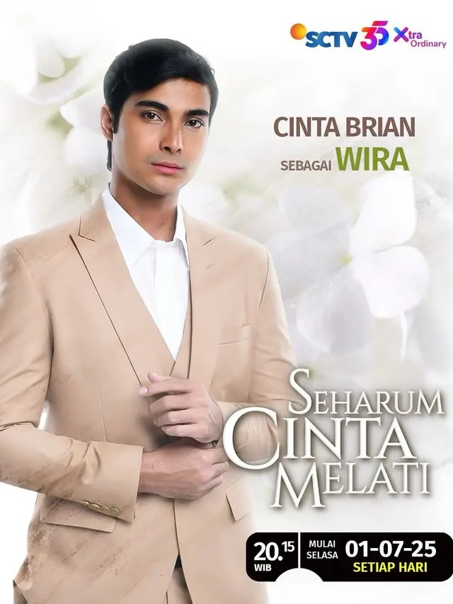 Cinta Brian Bahas Tokoh Wira di Sinetron Seharum Cinta Melati: Lebih ...