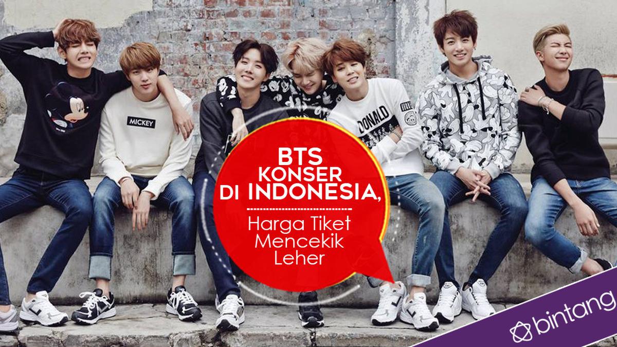 BTS Konser di Indonesia, Harga Tiket Mencekik Leher