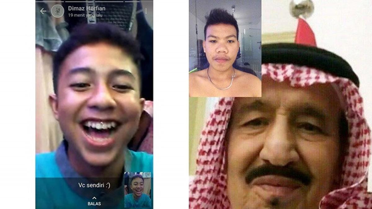 6 Editan Lucu Saat Video Call Ini Bikin Tepuk Jidat - Hot Liputan6.com