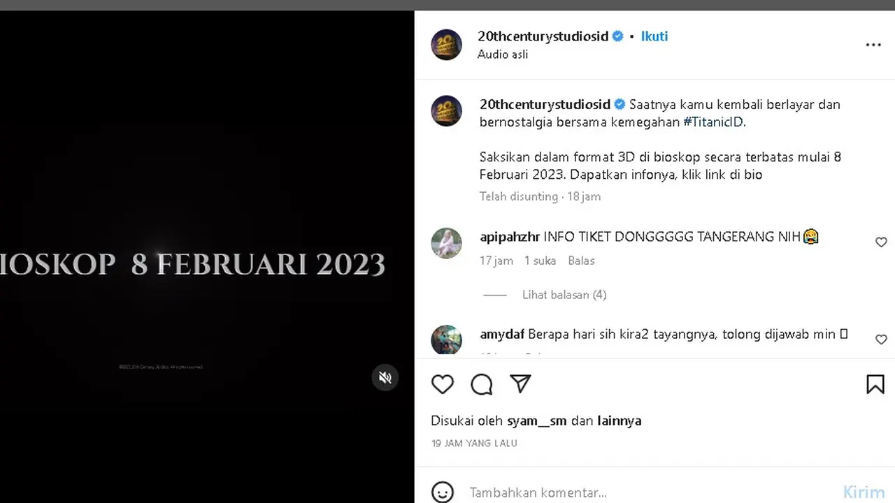 6 Hal Tentang Titanic Berlayar Lagi di Bioskop Mulai Hari Ini, Tragedi ...