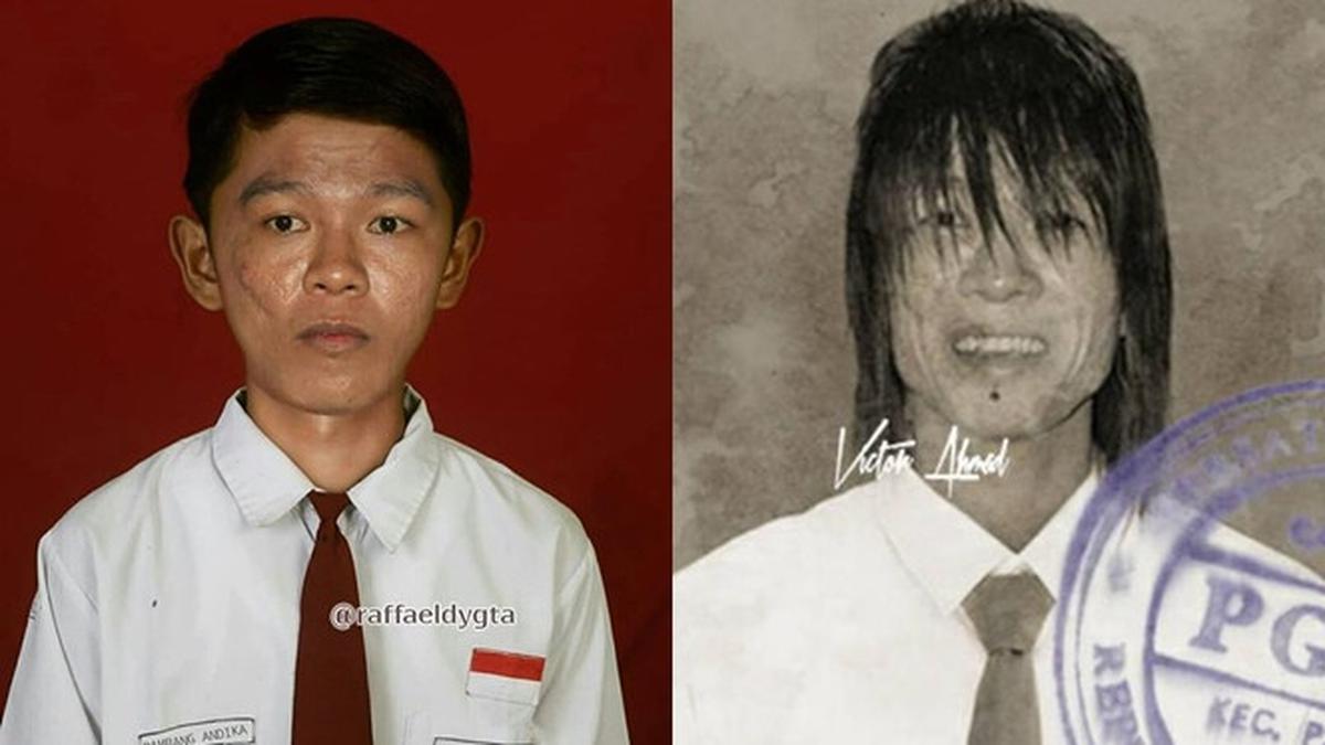 6 Editan Foto Andika Kangen Band Jadi Murid Sekolah Ini Bikin Ngakak ...