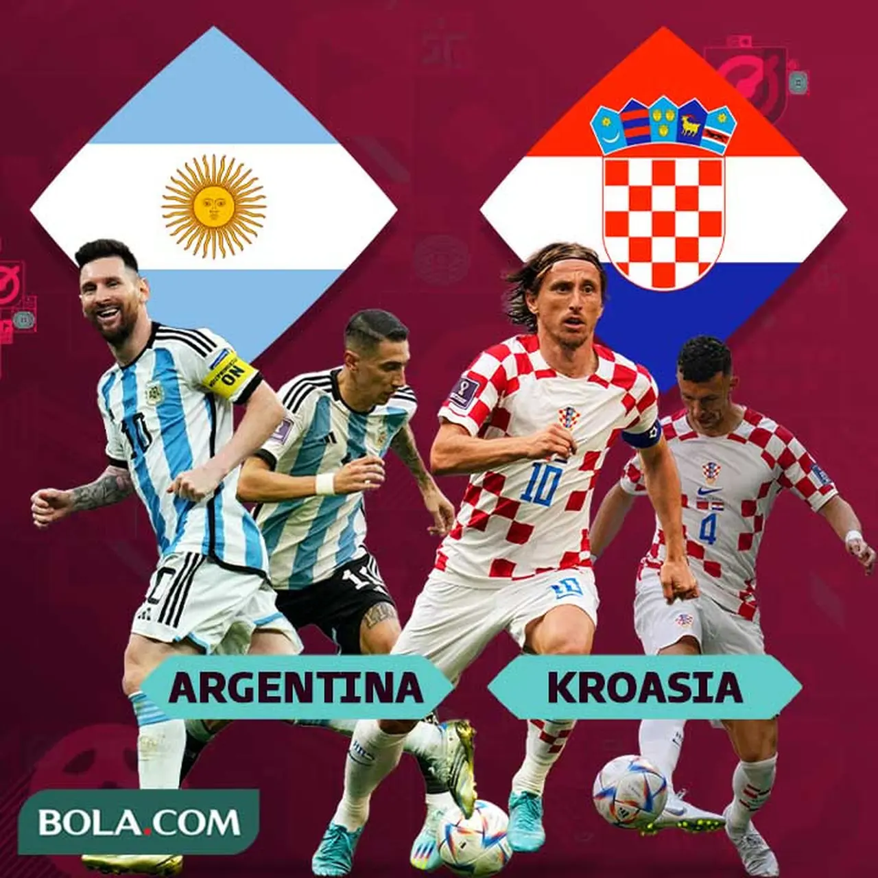 Prediksi Piala Dunia 2022 Argentina Vs Kroasia: Pertaruhan Tiket Final - Piala Dunia Bola.com