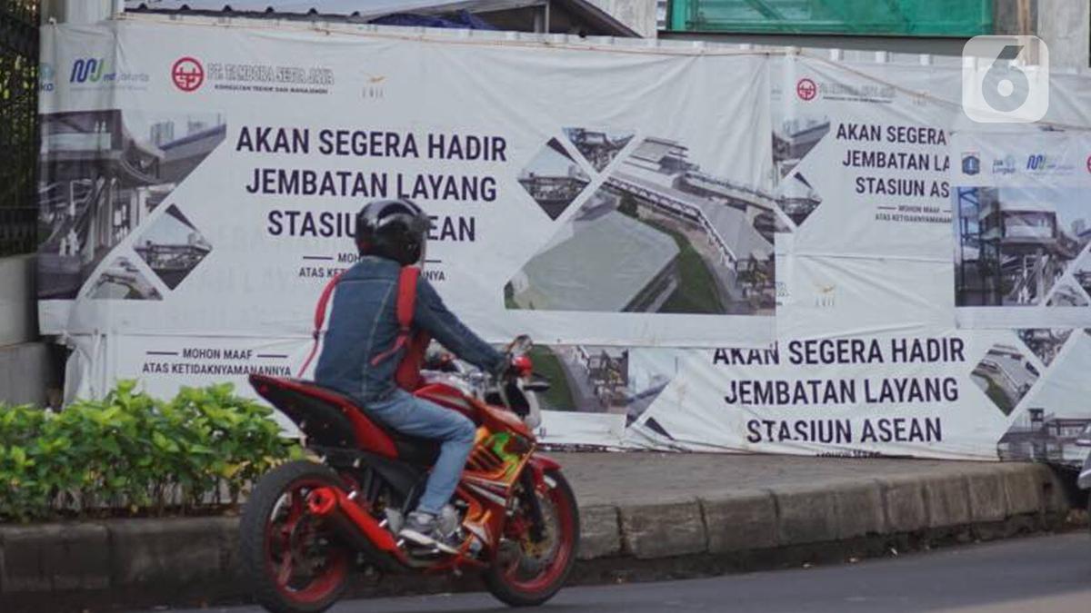 Jembatan Penghubung Halte CSW dan Stasiun MRT ASEAN Dibangun 5 Lantai ...