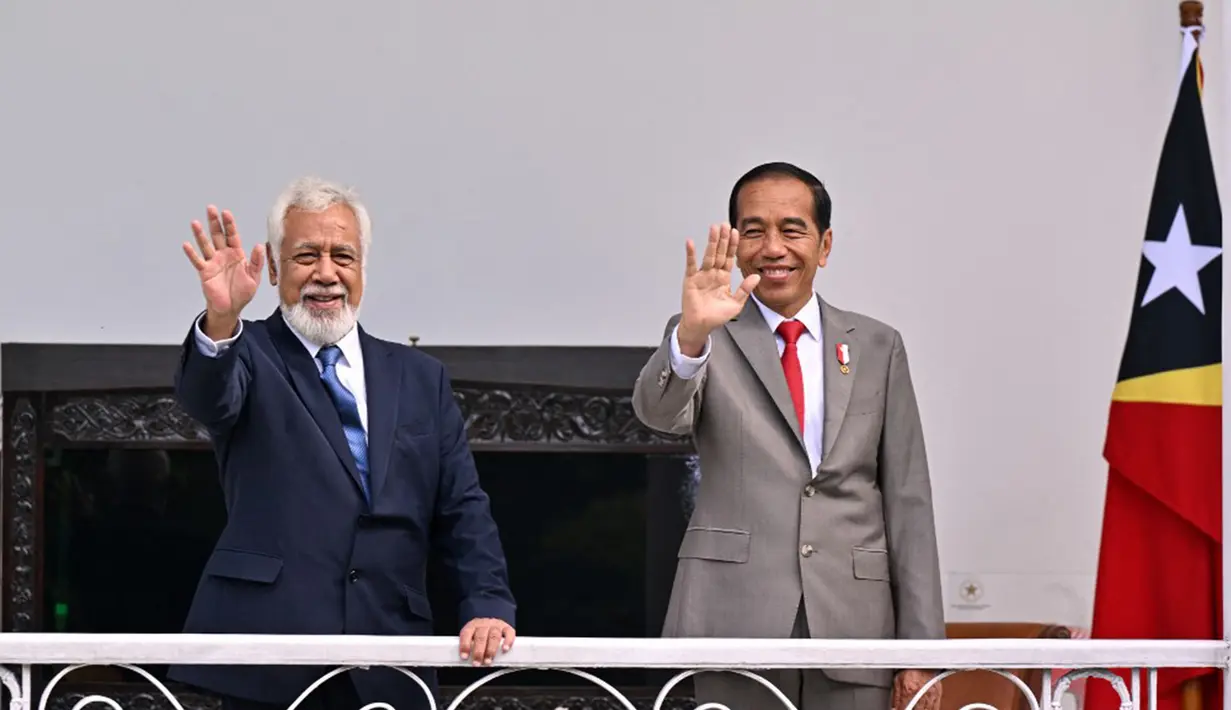 Presiden Jokowi Terima Kunjungan PM Timor Leste Xanana Gusmao di Istana Bogor - Foto Liputan6.com